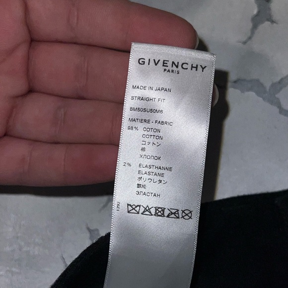 Givenchy | Jeans | Givenchy Aw2 Crumble Crackle Paint Print Jeans ...